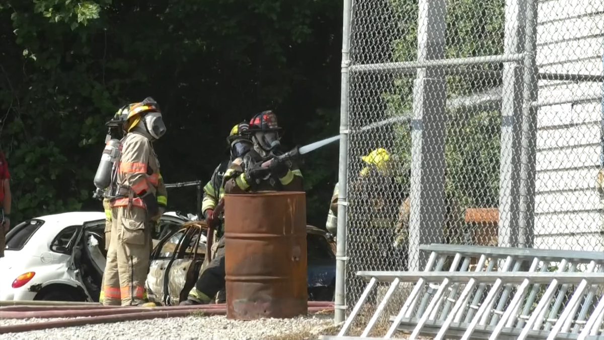 Academy uses real-life simulations to teach firefighting skills to teens